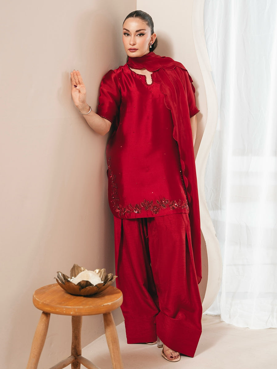 Pure Ada Work Black & White Silk Dress – Stitched & Unstitched | Luxury ...